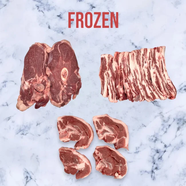 1 Frozen Grass Fed Free Range Lamb Pack (Chops & Riblets) – BraaiBox